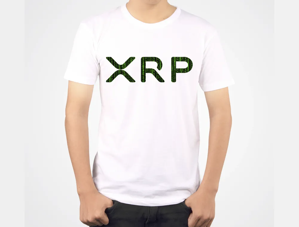 Ripple XRP Matrix T-Shirt Design Template | Wowtemp