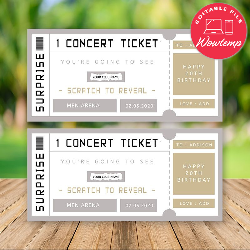 Printable Surprise Reveal Card Template Instant Download | Wowtemp