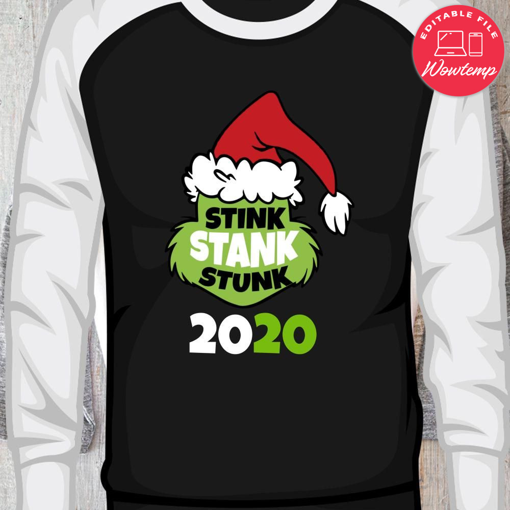 2020 Stink Stank Stunk Christmas Shirt PNG File Templates | Wowtemp