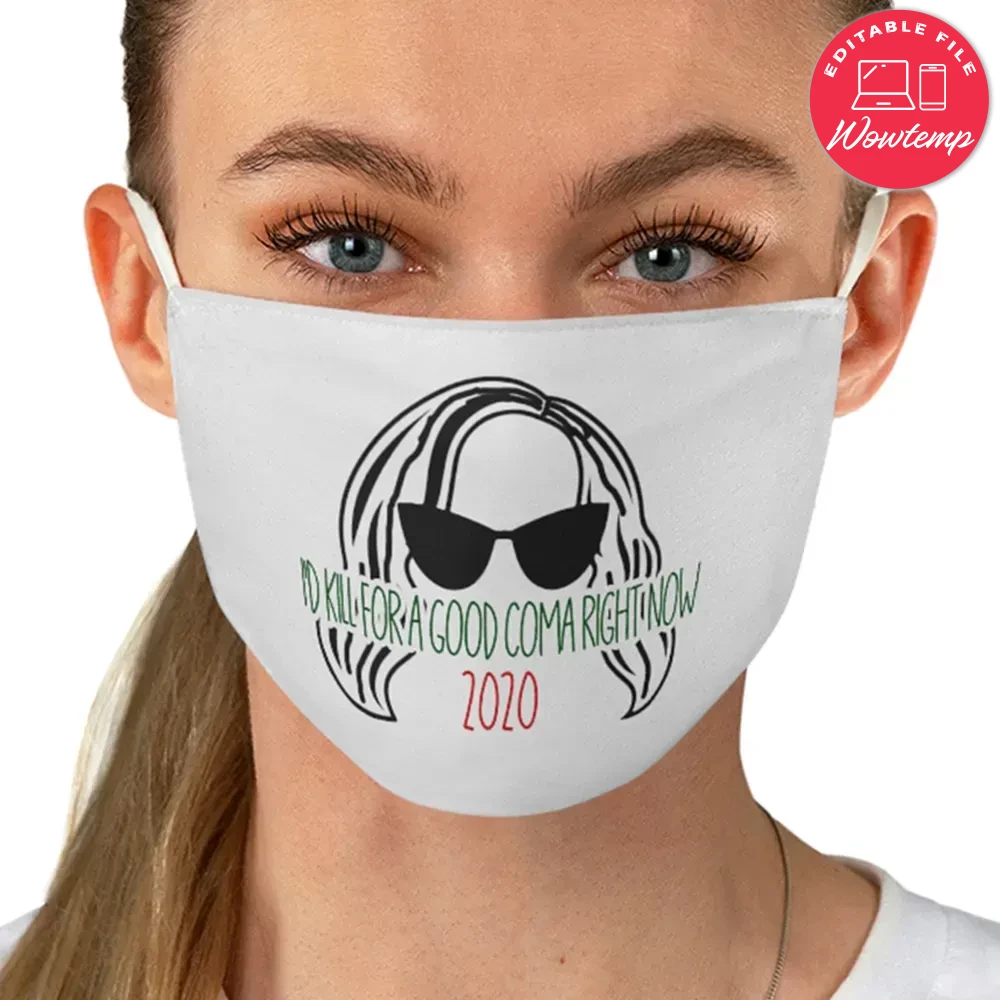 Moira Rose Kill For A Good Coma Washable Face Mask | Wowtemp