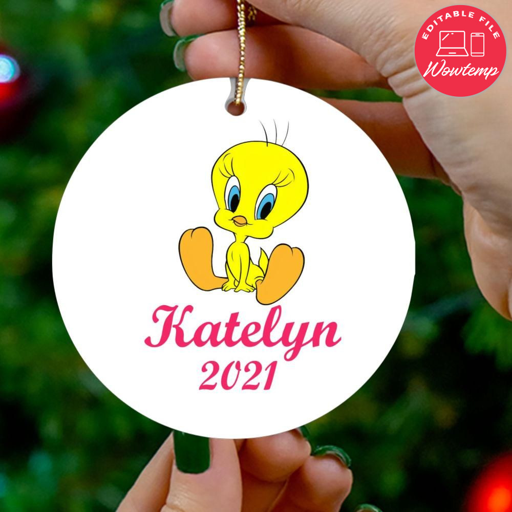 Tweety bird Christmas Ornament Gift | Wowtemp