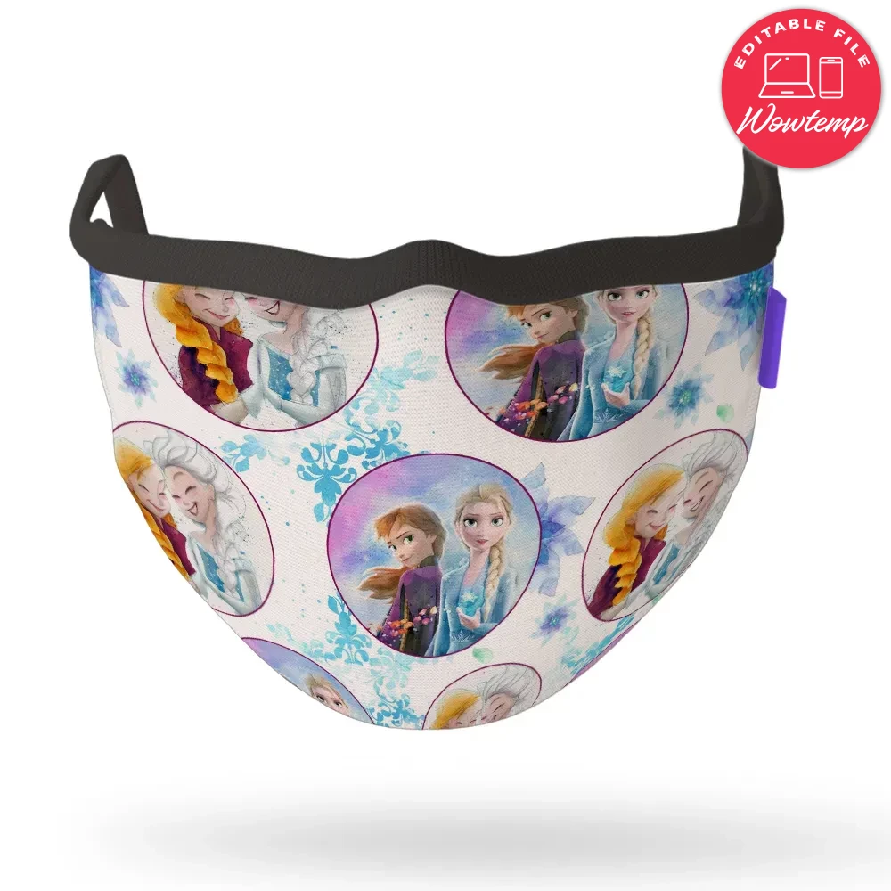 Printable Frozen 2 Face Mask Digital File Instant Download | Wowtemp