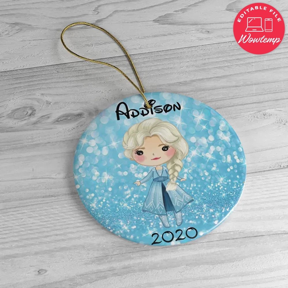 Elsa Frozen Christmas Ornament Gift | Wowtemp