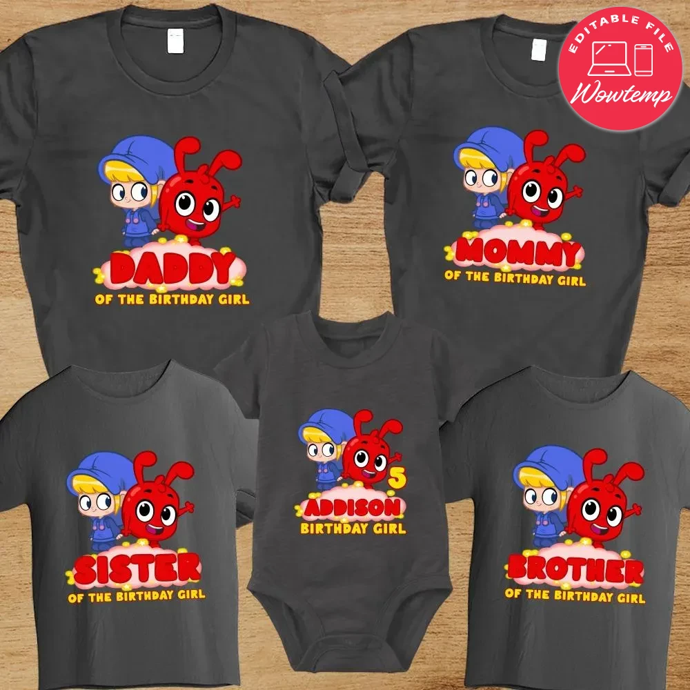 Morphle Birthday Family Trip Vacation PNG file template | Wowtemp