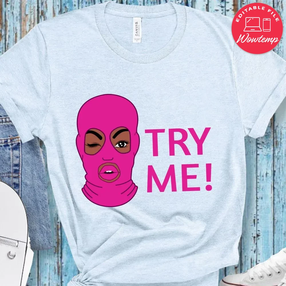 Try Me PNG file template | Wowtemp