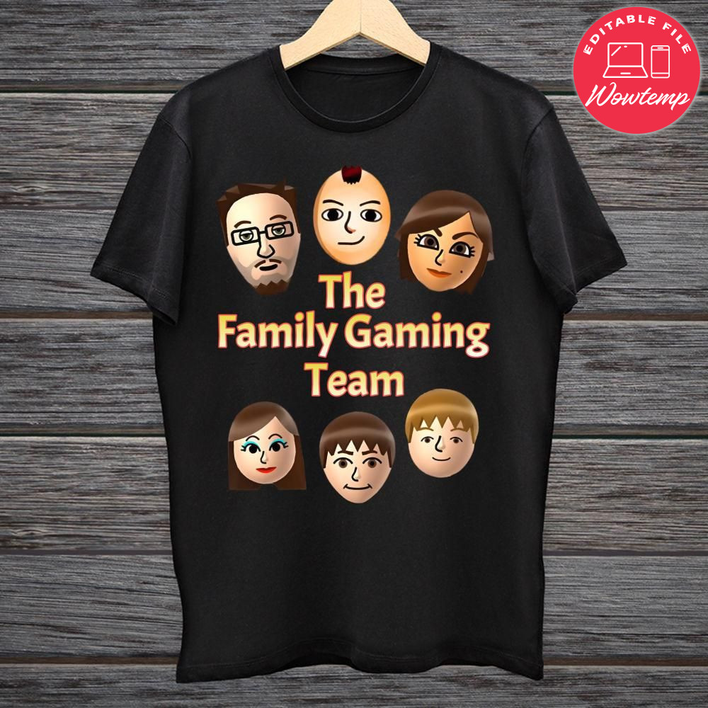 Customizable FGTeeV The Family Gaming Team Digital File DIY | Wowtemp