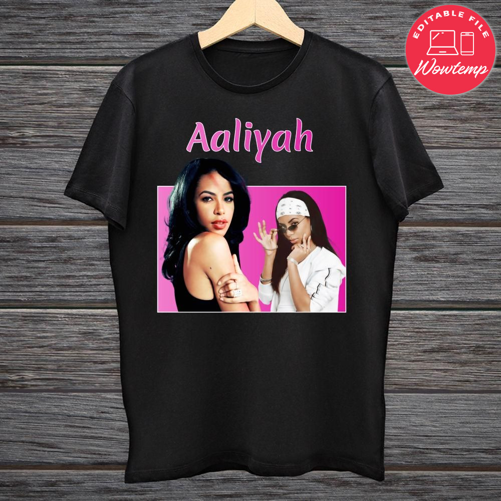 Customizable Aaliyah Digital File Transparent PNG DIY | Wowtemp