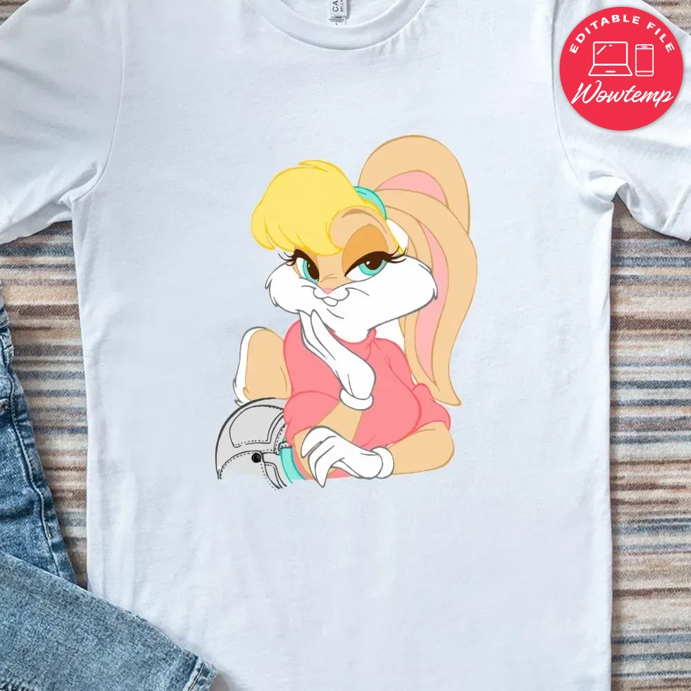 lola bunny Shirt PNG SVG Template Printable | Wowtemp