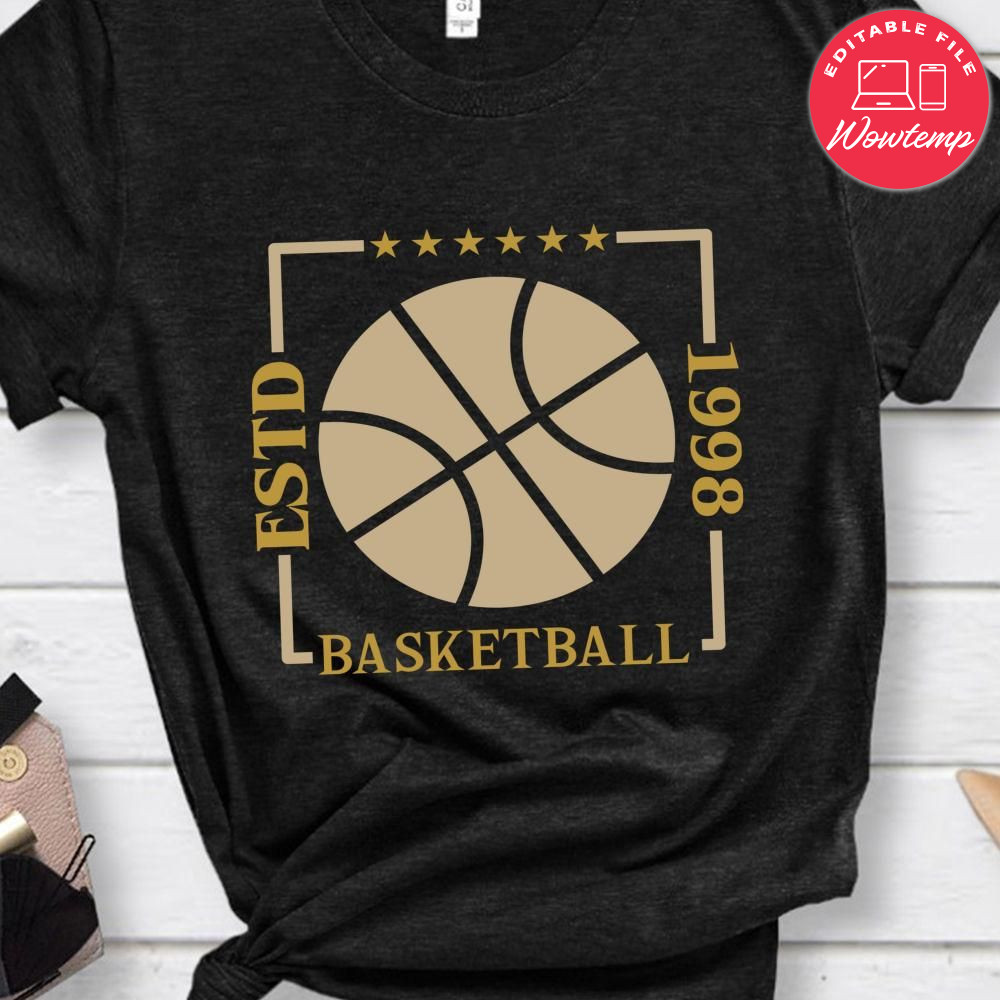 Basketball Estd 1998 Shirt | Wowtemp