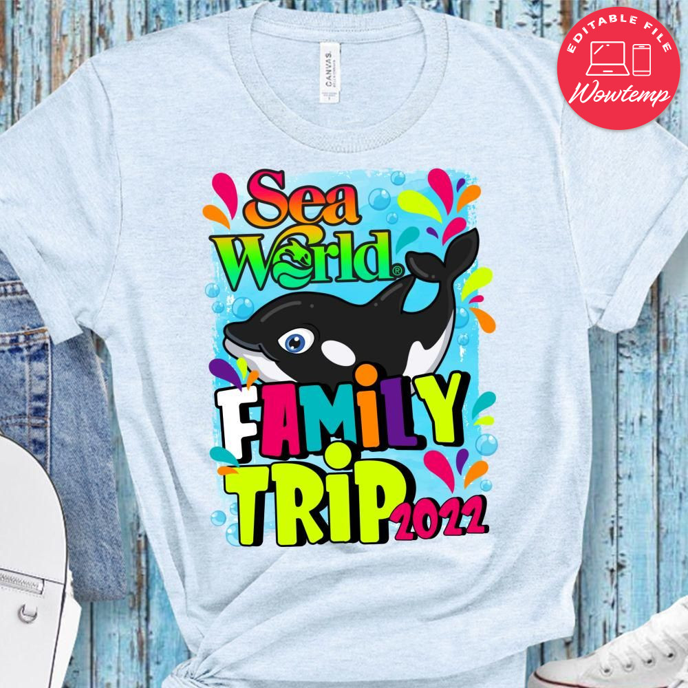 Sea World Family Trip PNG file template | Wowtemp