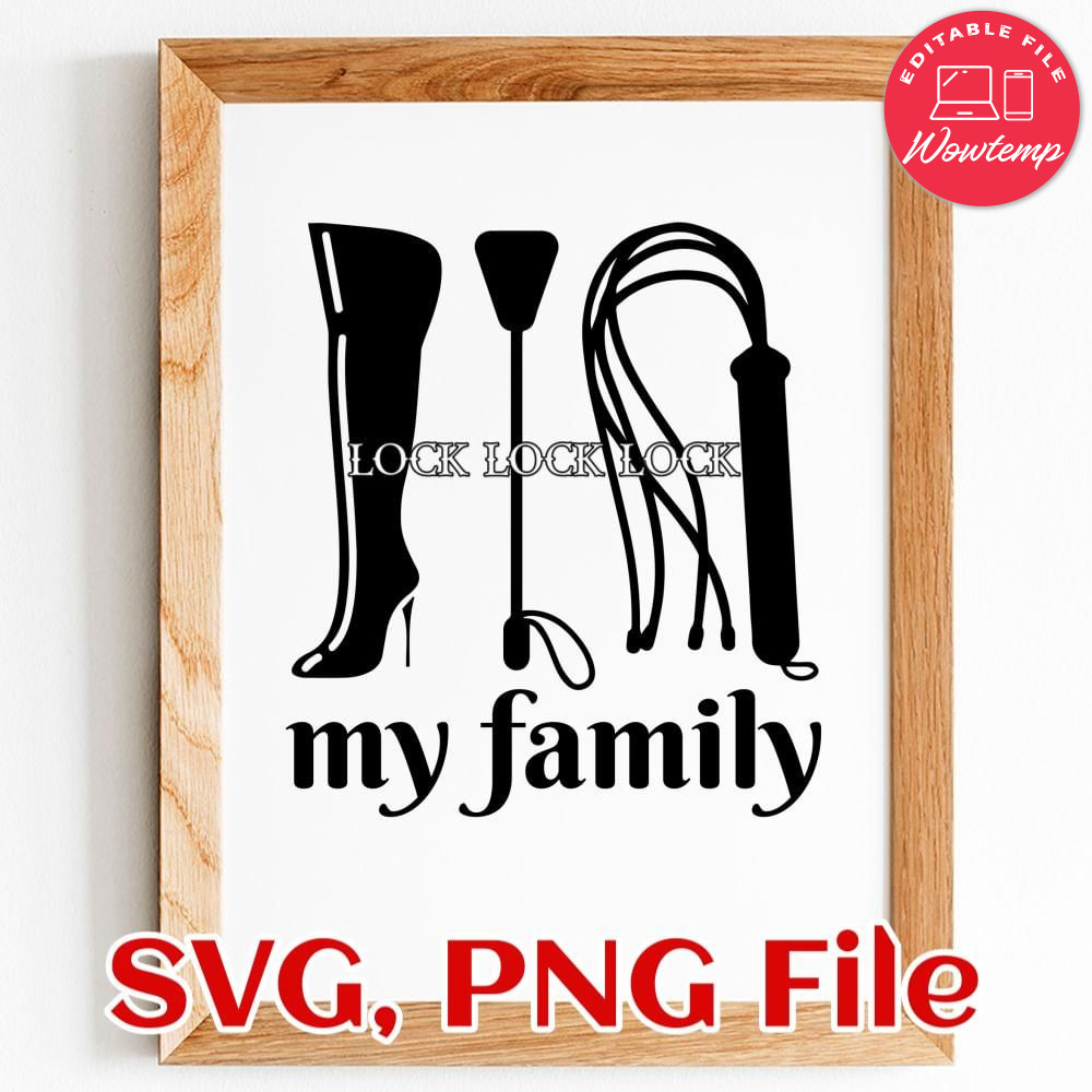 BDSM SVG PNG file template | Wowtemp