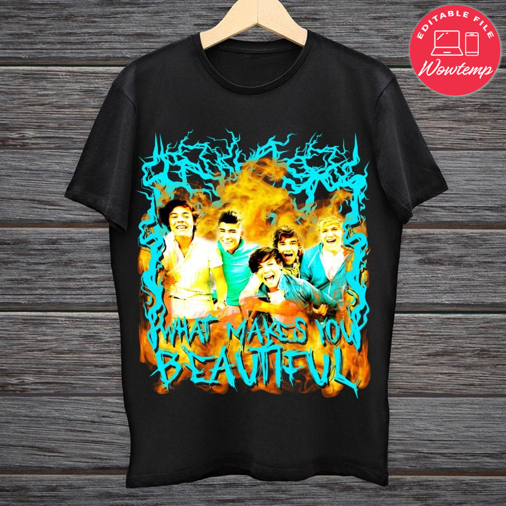 Heavy Metal One Direction Shirt PNG SVG file Printable | Wowtemp