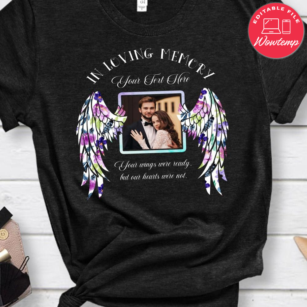 In Loving Memory Customizable Picture PNG file template | Wowtemp