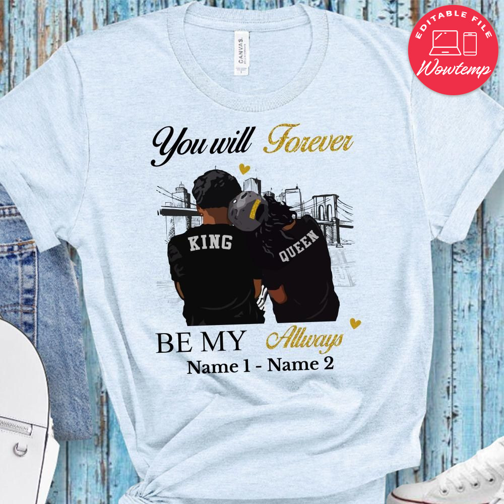 BWA Couple Forever Always PNG file template | Wowtemp