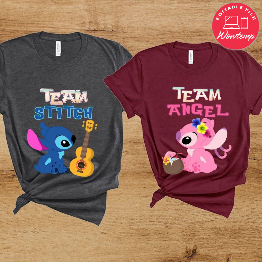 Stitch and Angle Gender Reval PNG file template | Wowtemp