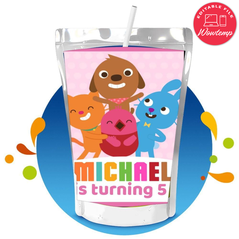 Sago Mini Capri Sun Birthday Digital File Printable | Wowtemp