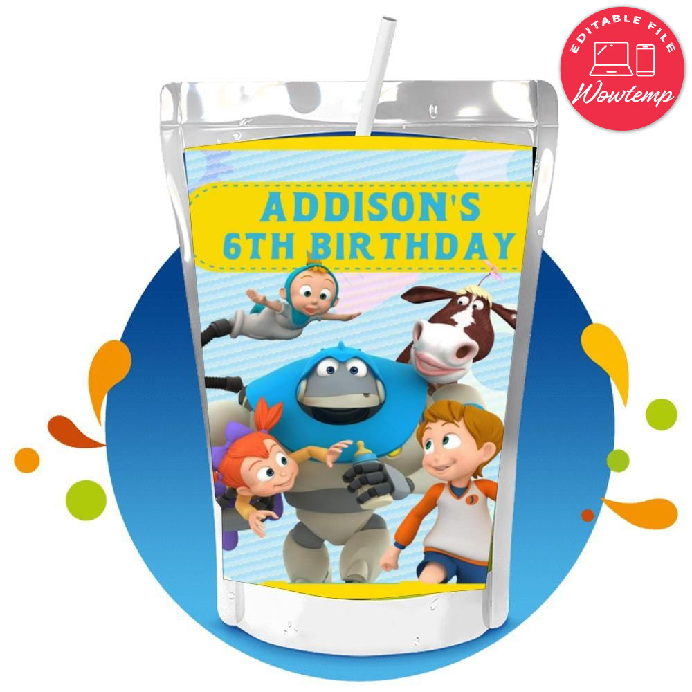 Arpo Capri Sun Birthday Digital File Printable | Wowtemp