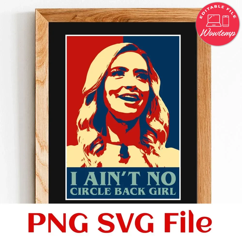 Circle Back Girl SVG PNG | Wowtemp