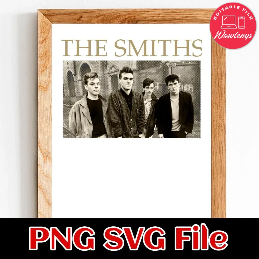 The smiths PNG design template | Wowtemp