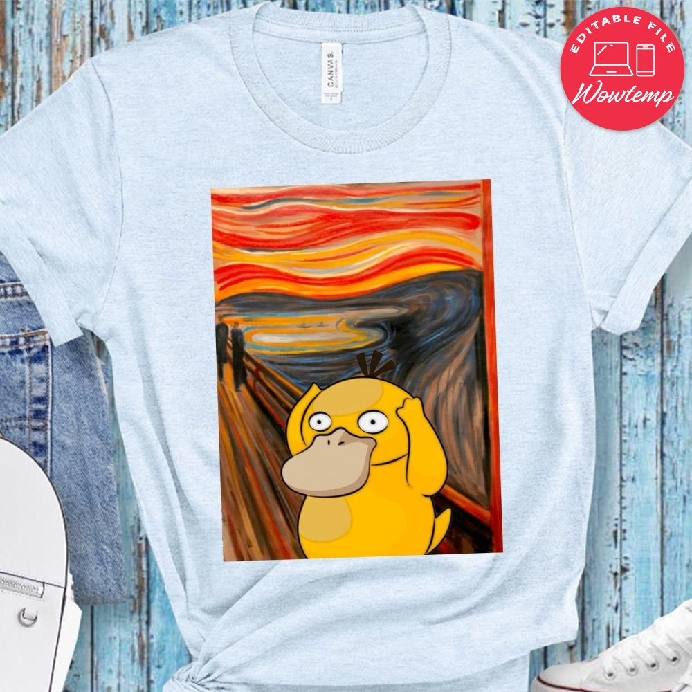 Screaming Psyduck Shirt | Wowtemp