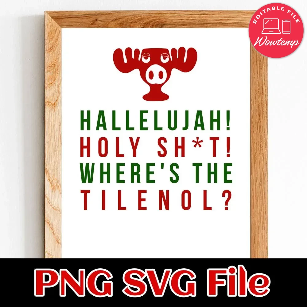 Hallelujah Holy PNG file template | Wowtemp
