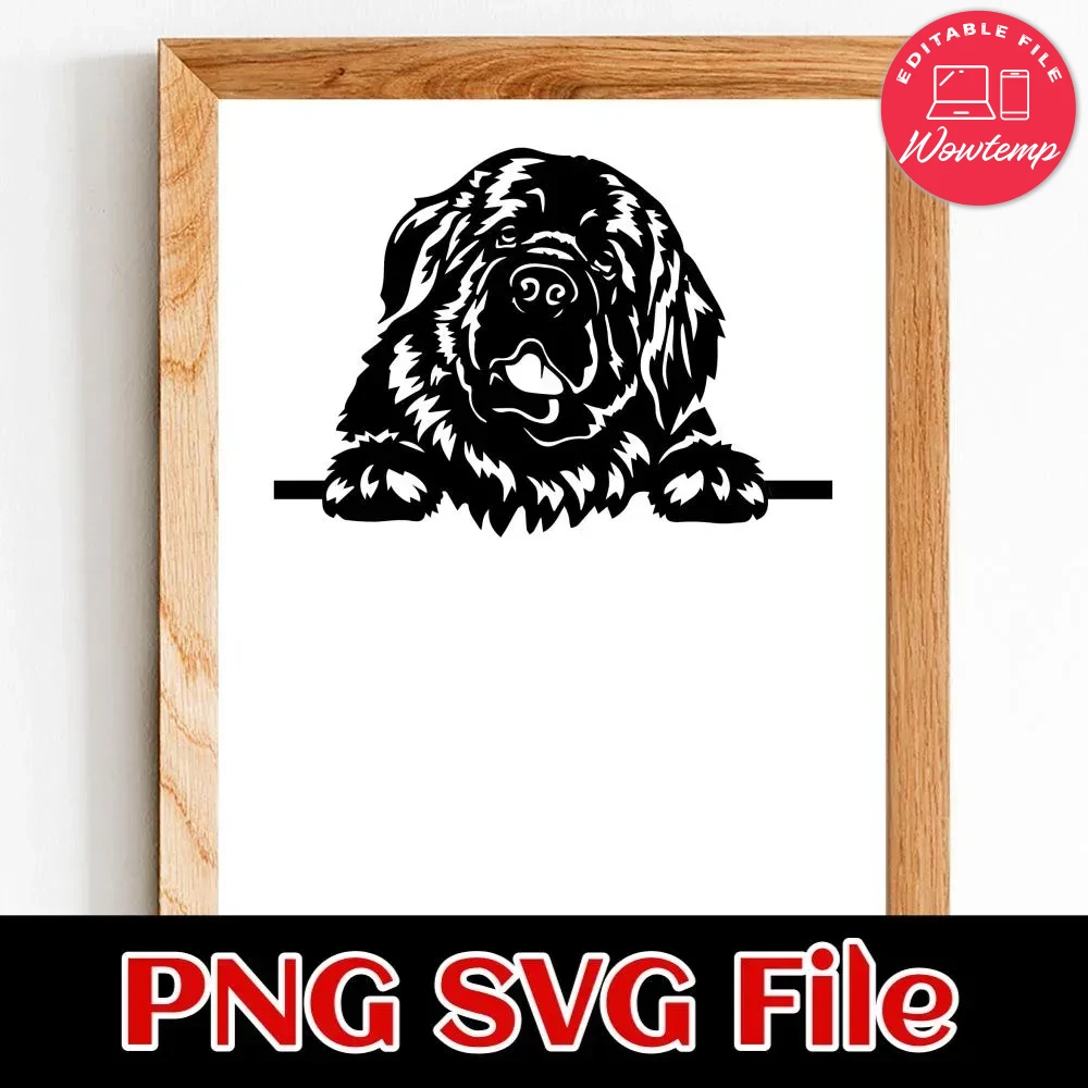 Newfoundland PNG SVG file template | Wowtemp